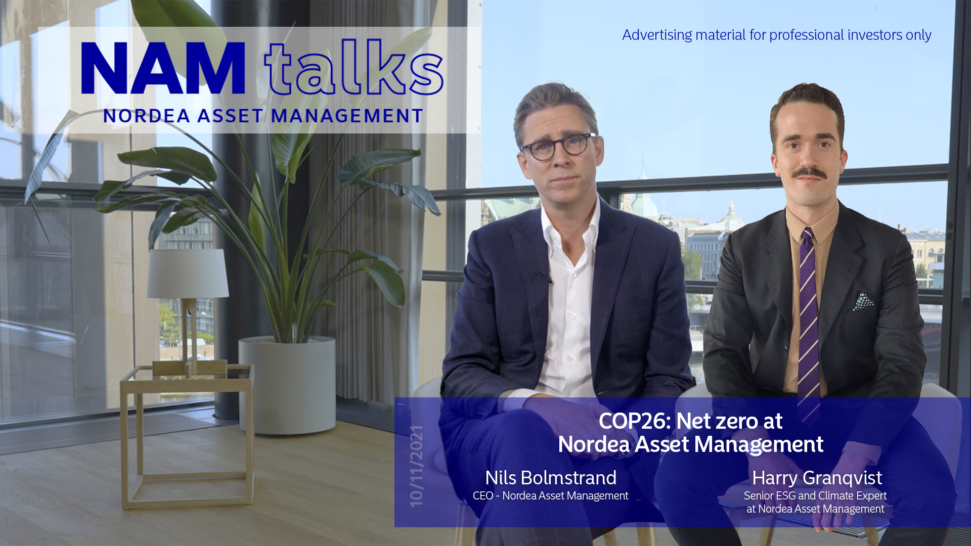 NAM Talks - COP26: Net zero at NAM - Nordea Asset Management